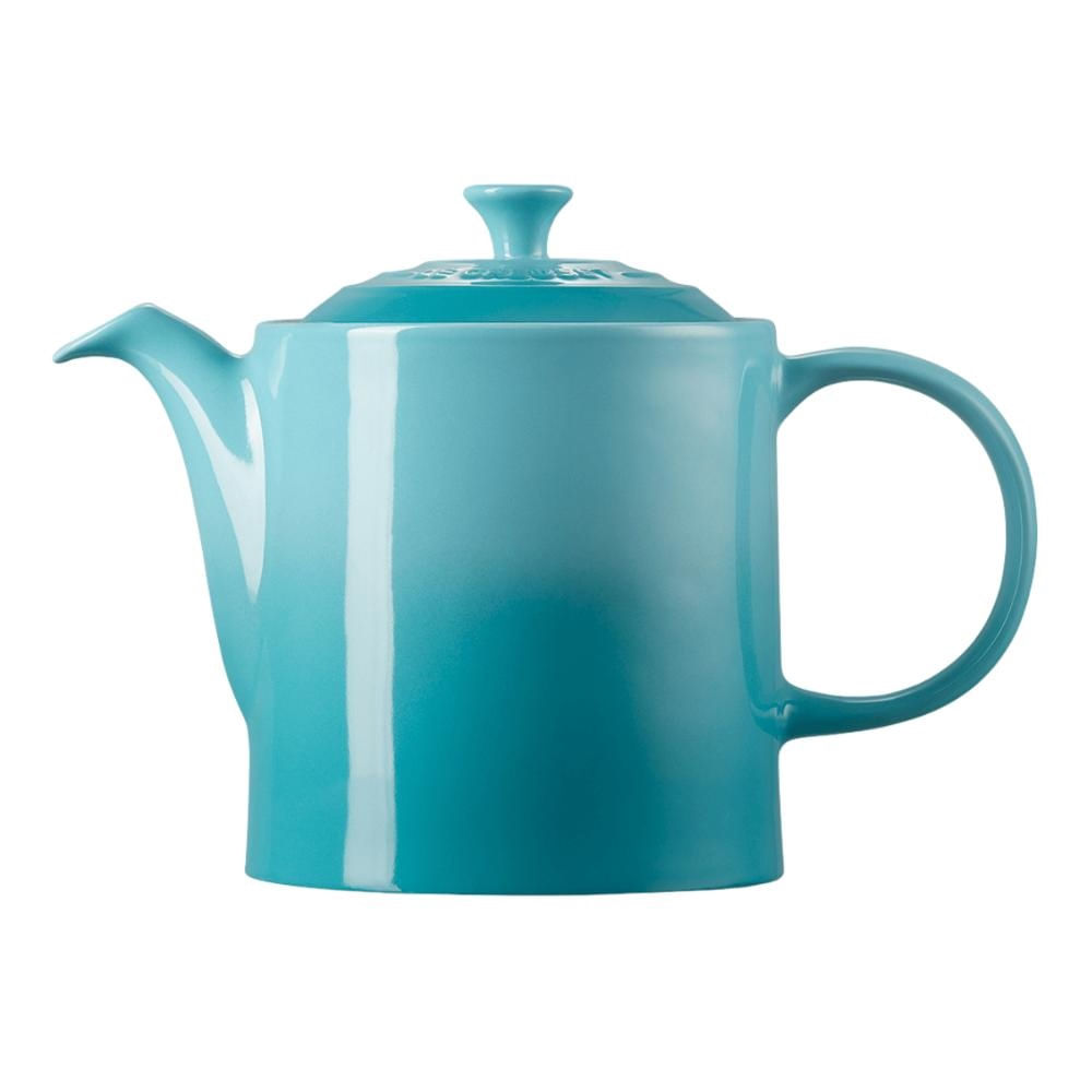 Bule de Cerâmica 1,3 Litros Azul Caribe Le Creuset em Promoção ...