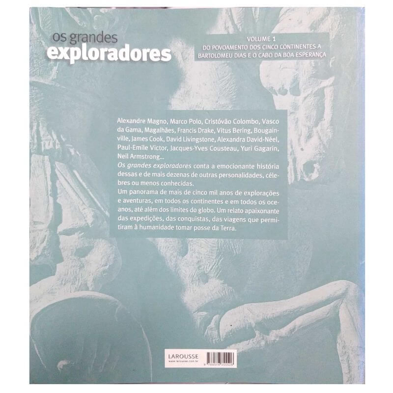 Livro Físico Coleção Os Grandes Exploradores Larousse Volume 1 Do ...