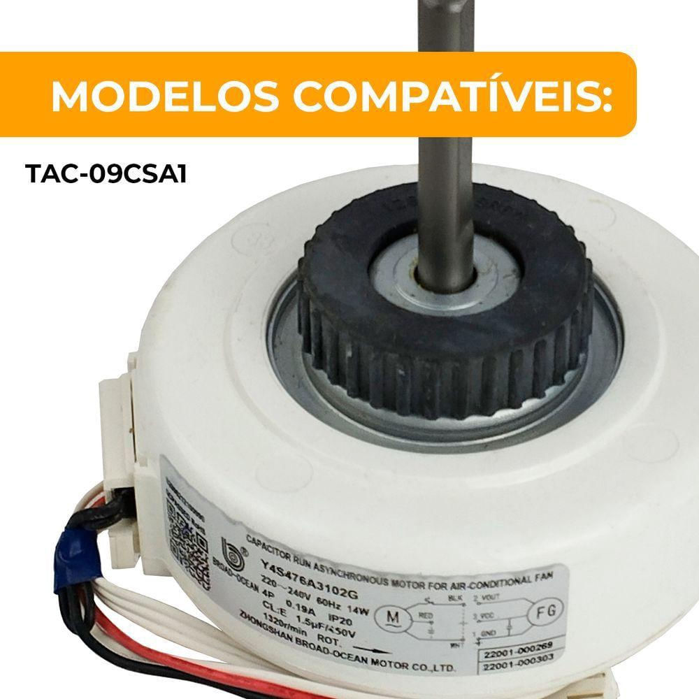 Motor Evaporadora Ar-condicionado Tcl 9.000 E 12.000 Btus Original ...