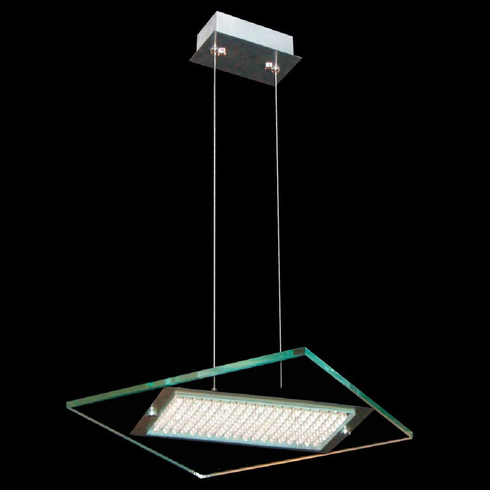 Pendente Led Quadrado 43cm 255 Leds em Promoção | Ofertas na Americanas