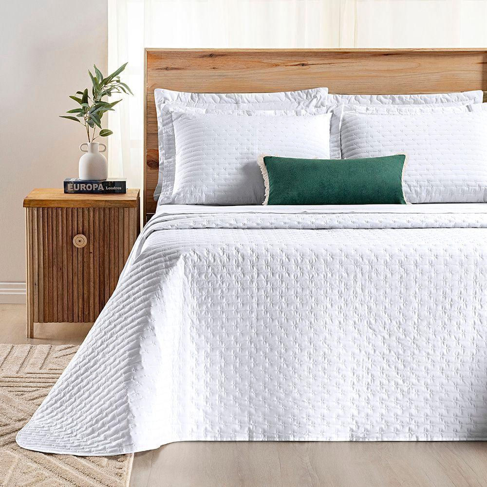 Cobre Leito Verity Queen 03 Peças - Branco em Promoção | Ofertas na ...