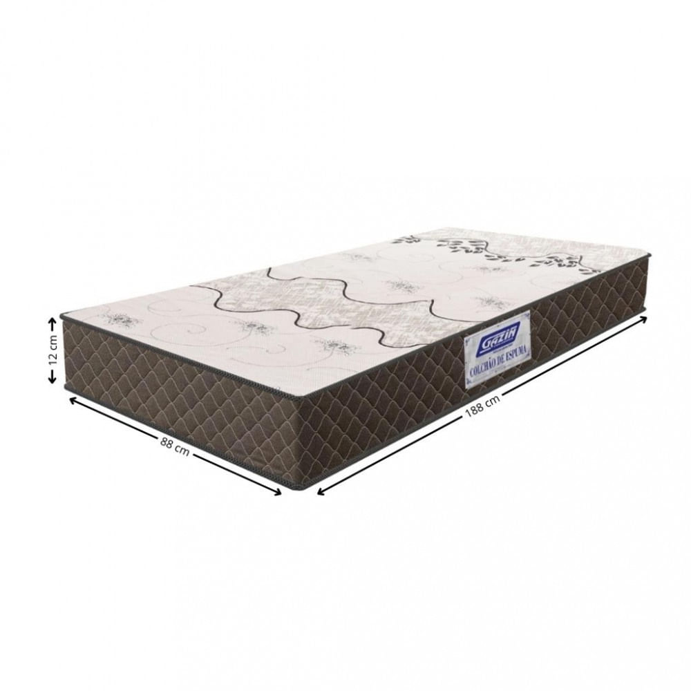 Colchão Solteiro 88cm Espuma D20 Supreme Gazin em Promoção | Ofertas na ...