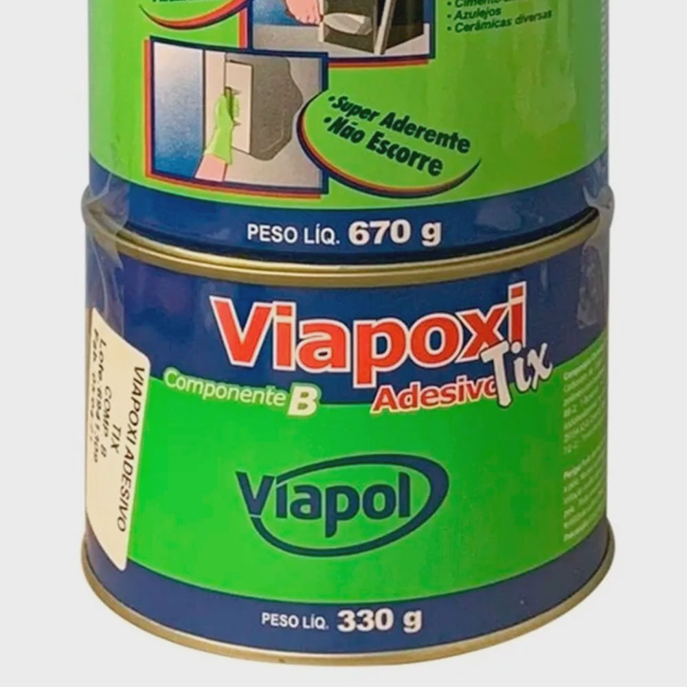 Adesivo Viapoxi Tix 1kg Viapol em Promoção | Ofertas na Americanas