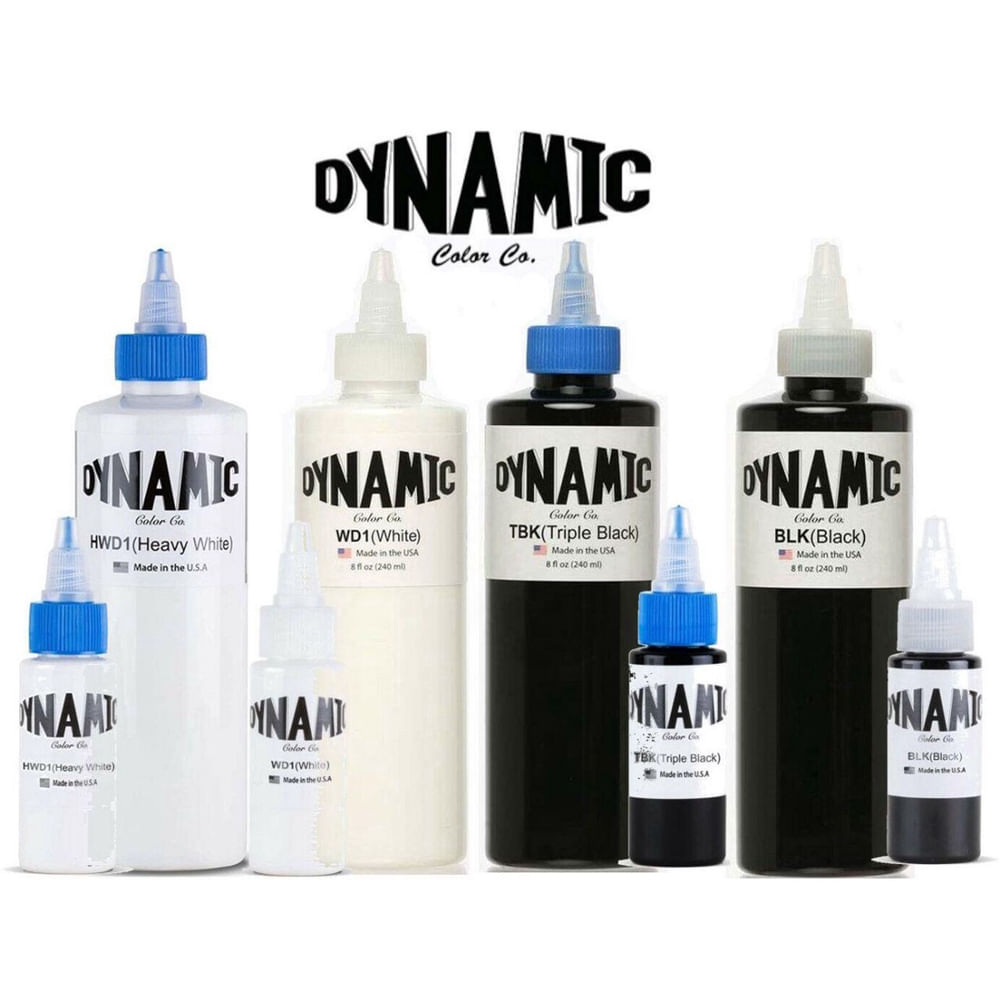 Tinta Dynamic Triple White + Triple Black 240Ml Original Usa em ...
