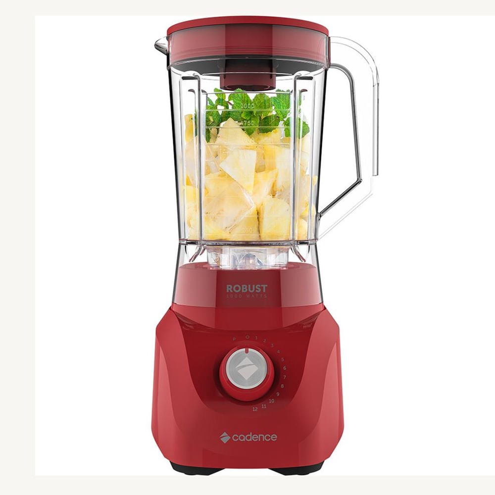 Liquidificador Cadence Robust 3,3L Vermelho - 1000W em Promoção ...