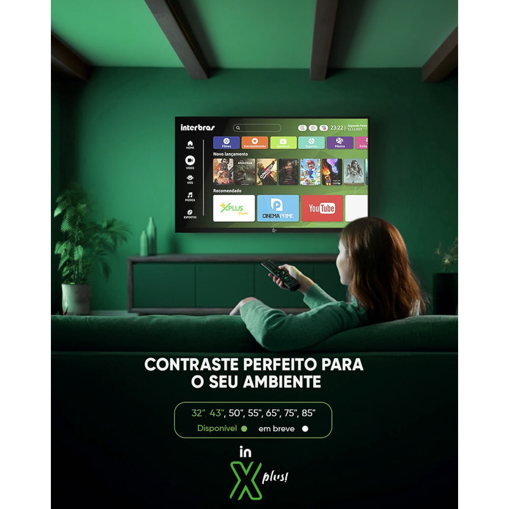 Smart Tv Qled De 32'' Hd Xplus Interbras em Promoção | Ofertas na ...