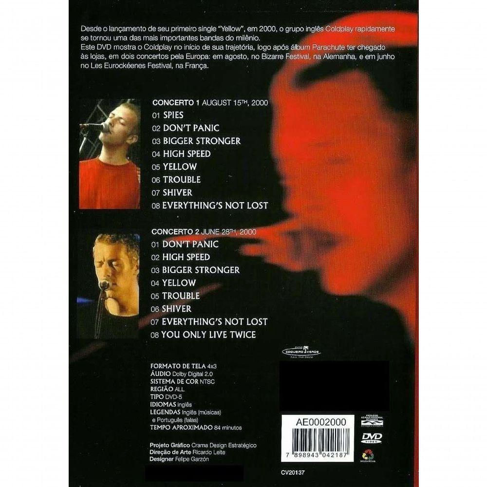 Dvd Coldplay The Early Years em Promoção | Ofertas na Americanas