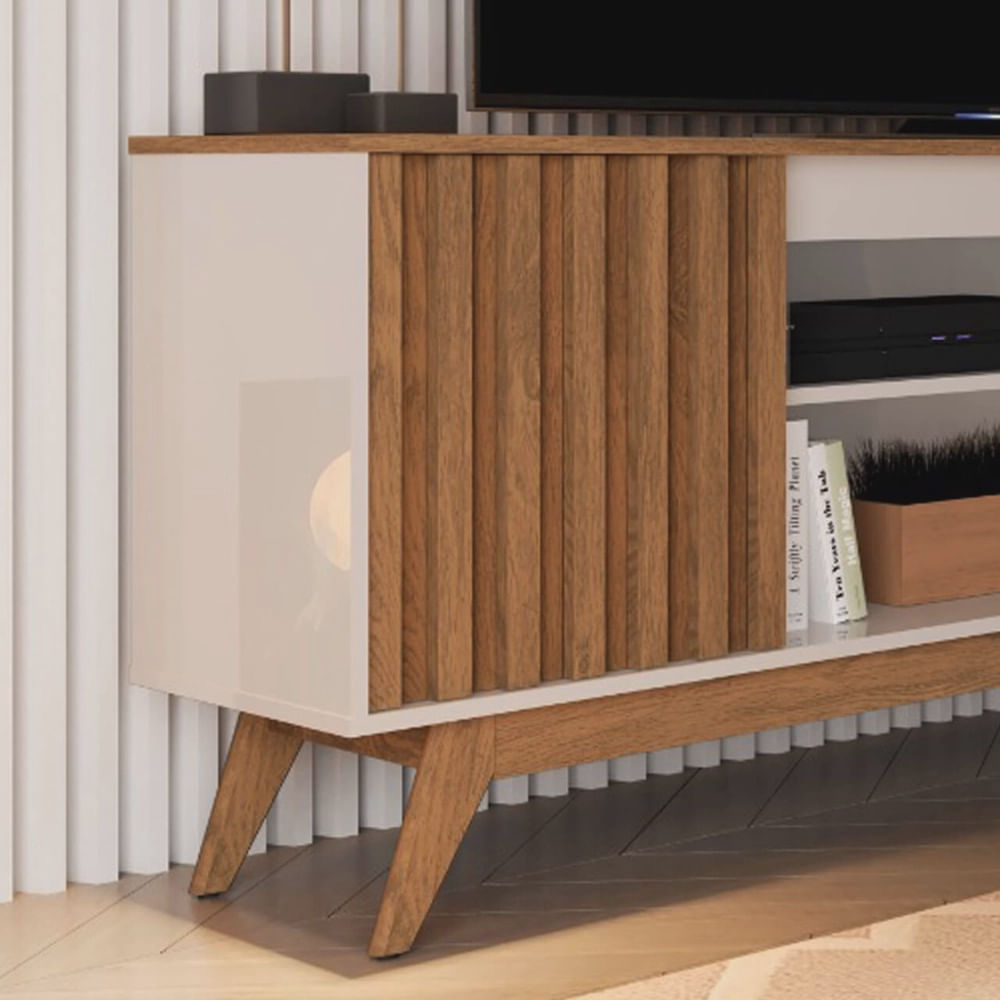 Rack Malibu para TV até 60 Polegadas 2 Portas Germai - Off White Freijó ...