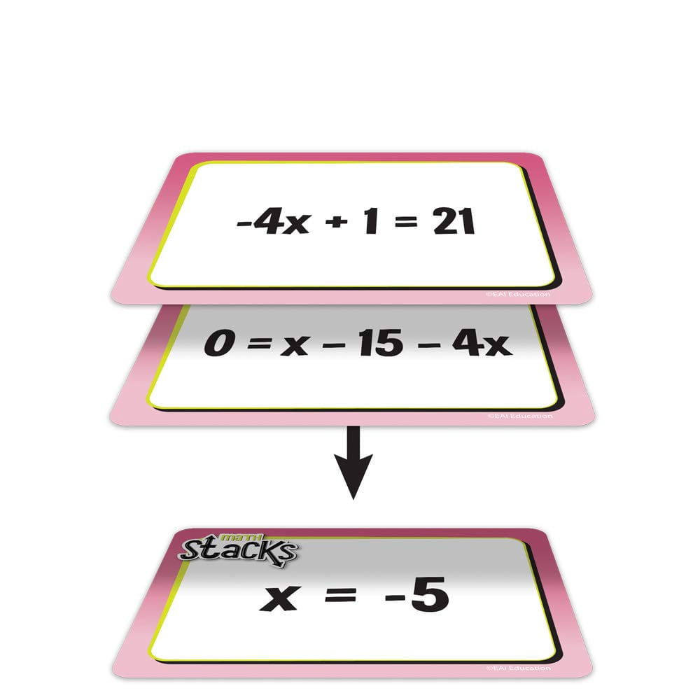 Jogo de cartas eai Education Math Stacks Classroom Set 6 Games em ...