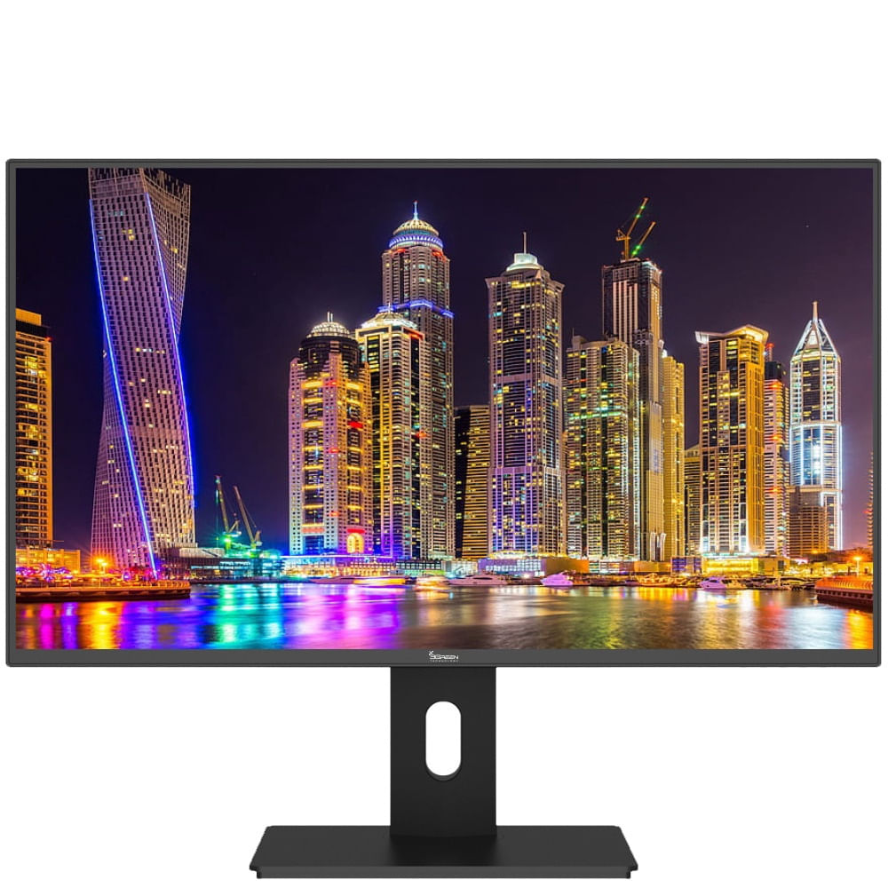 Monitor 24 LED Ergonômico Ajuste de altura, rotação vertical, rotação ...