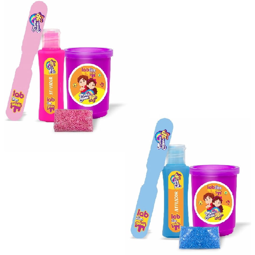 Slime Maria Clara e jp Laboratório de Slime Gelele kit com 2 em ...