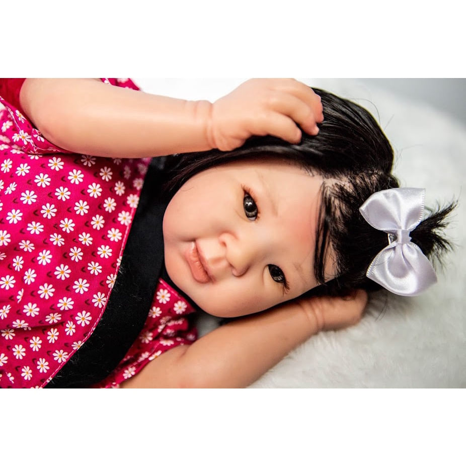 Bebê Reborn Menina Realista Cabelo Fio a Fio em Promoção | Ofertas na ...