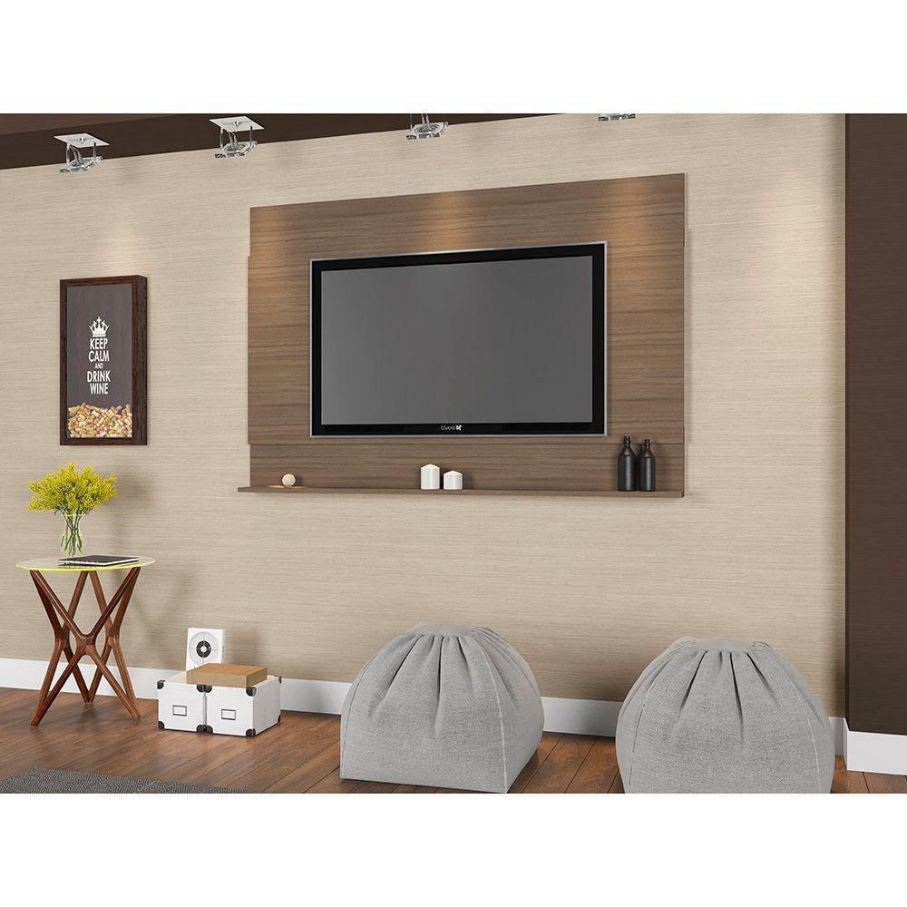 Painel Parede Com Prateleira Para Tv Até 55 Dakota Montana em Promoção ...