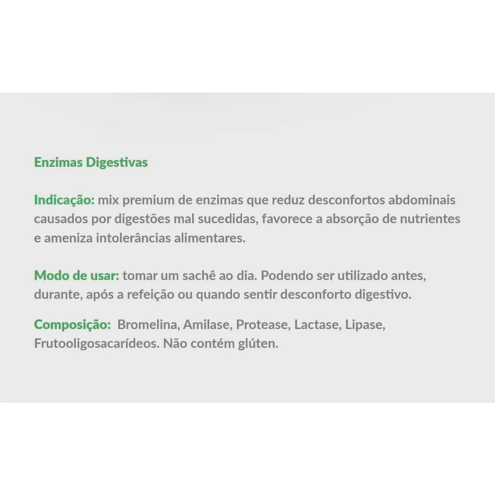 Enzy Plus - Sachês de Enzimas Digestivas- Desconforto Abdominal ...