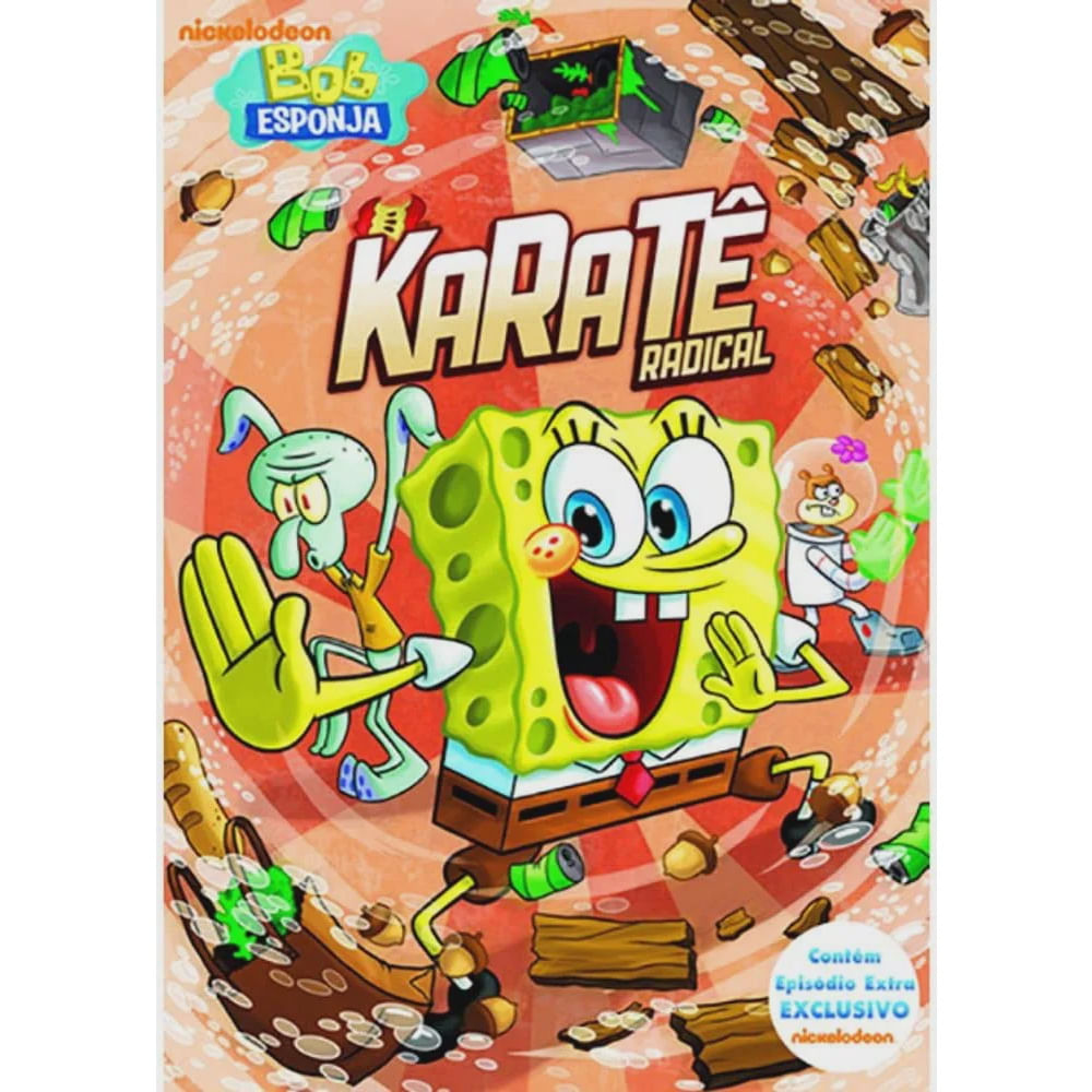 Bob Esponja Karate Radical dvd original lacrado em Promoção | Ofertas ...