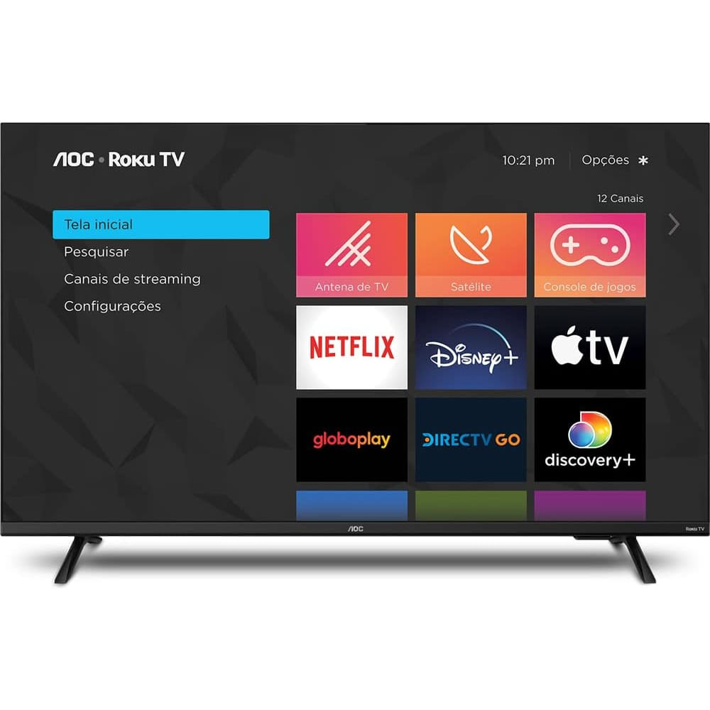 Smart TV 43 Polegadas AOC LED FULL HD, 3 HDMI, 1 USB, Wi-Fi - 43S5135/78G