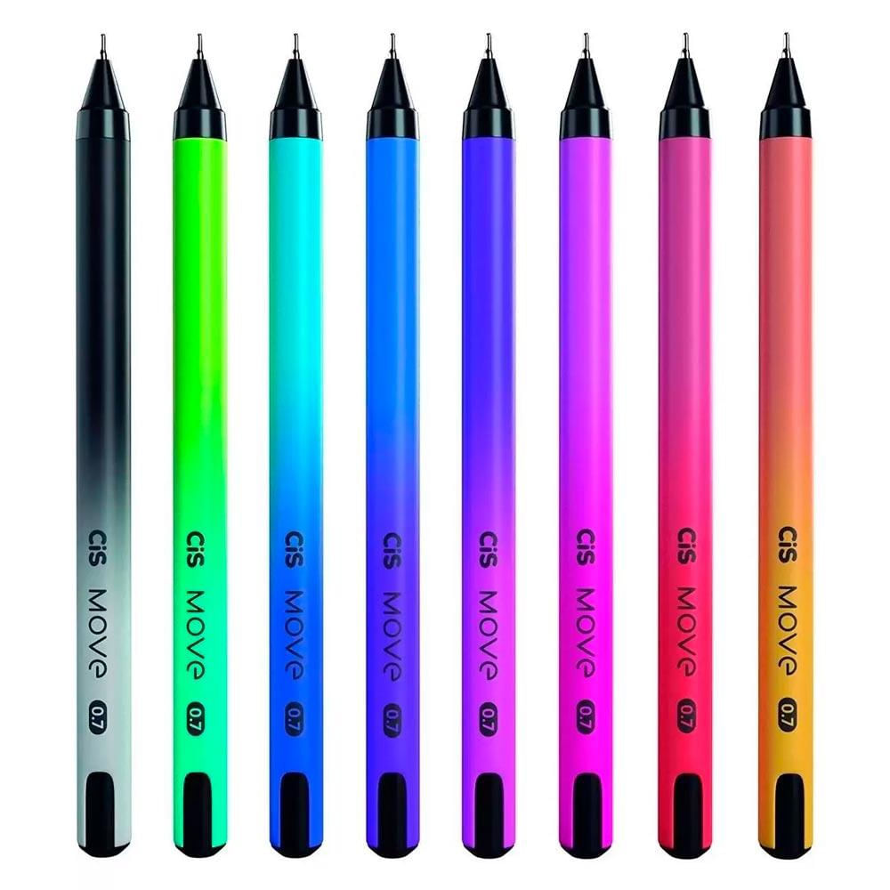 Caneta Esferográfica Move 0.7mm cis - 8 Cores em Promoção | Ofertas na ...