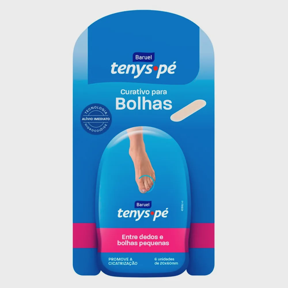 Curativo para Bolhas Tenys Pé Hidrocolóide Entre Dedos e Bolhas ...