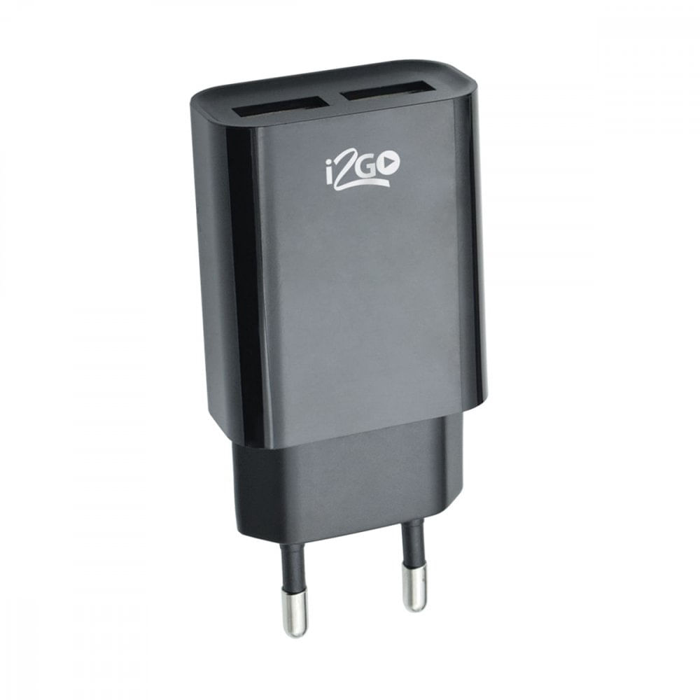 Carregador de Tomada 2 USB Plus I2GO em Promoção | Ofertas na Americanas