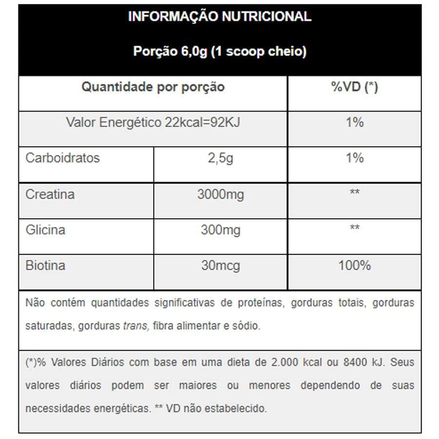 Creatina 3000mg com Glicina 300g + Deca Testona Evolution em Promoção ...