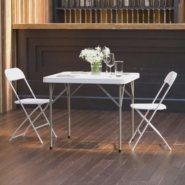 Mesa Quadrada Dobrável 86 x 86cm Duratec em Promoção | Ofertas na ...