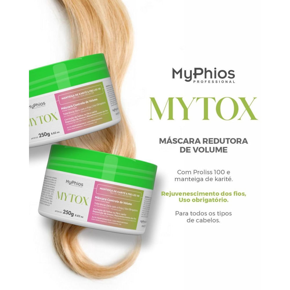Redutor De Volume Myphios Btx 250G Orgânica Mytox em Promoção | Ofertas ...