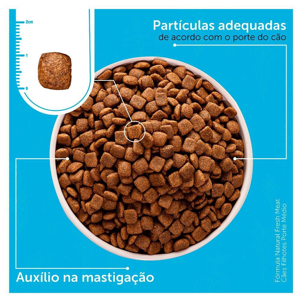 Ração Seca Fórmula Natural Fresh Meat Cães Filhotes Raças Médias - 2,5 ...