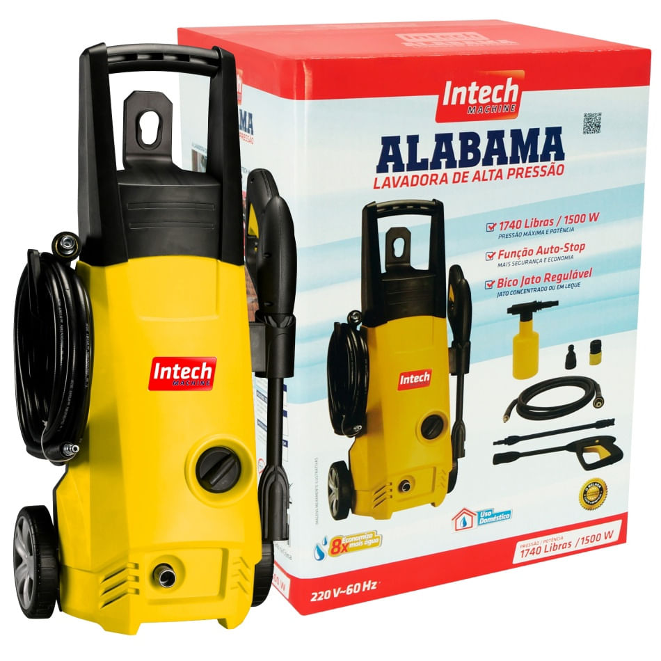Lavadora Alta Pressão 1740 Libras Alabama Intech Machine em Promoção ...
