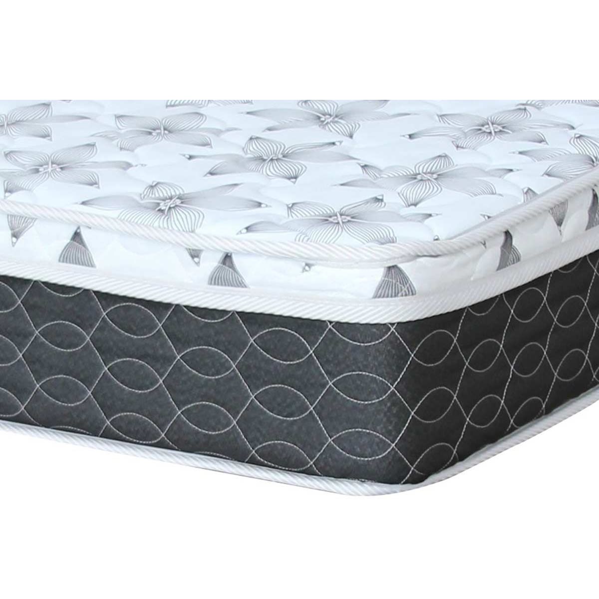 Cama Box Casal + Colchão Class Castor + Guarda Roupa Veneza Luxo Branco