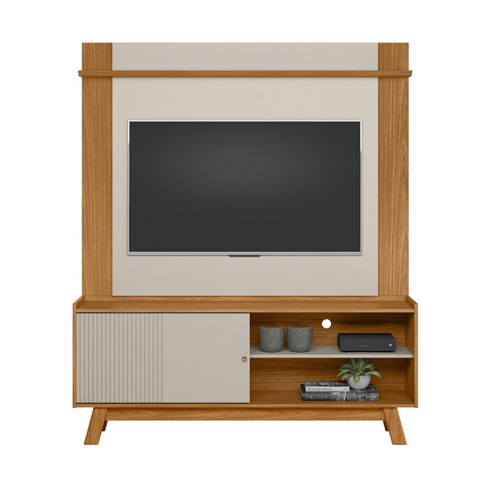 Rack com Painel Extensível para TV até 55 Polegadas Aurum 1 Porta Off ...