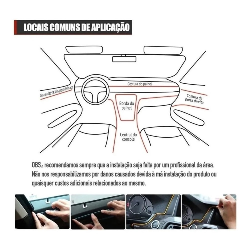 Barra Neon Flexivel Led 5 Metros Cor Branca Painel e Porta em Promoção ...