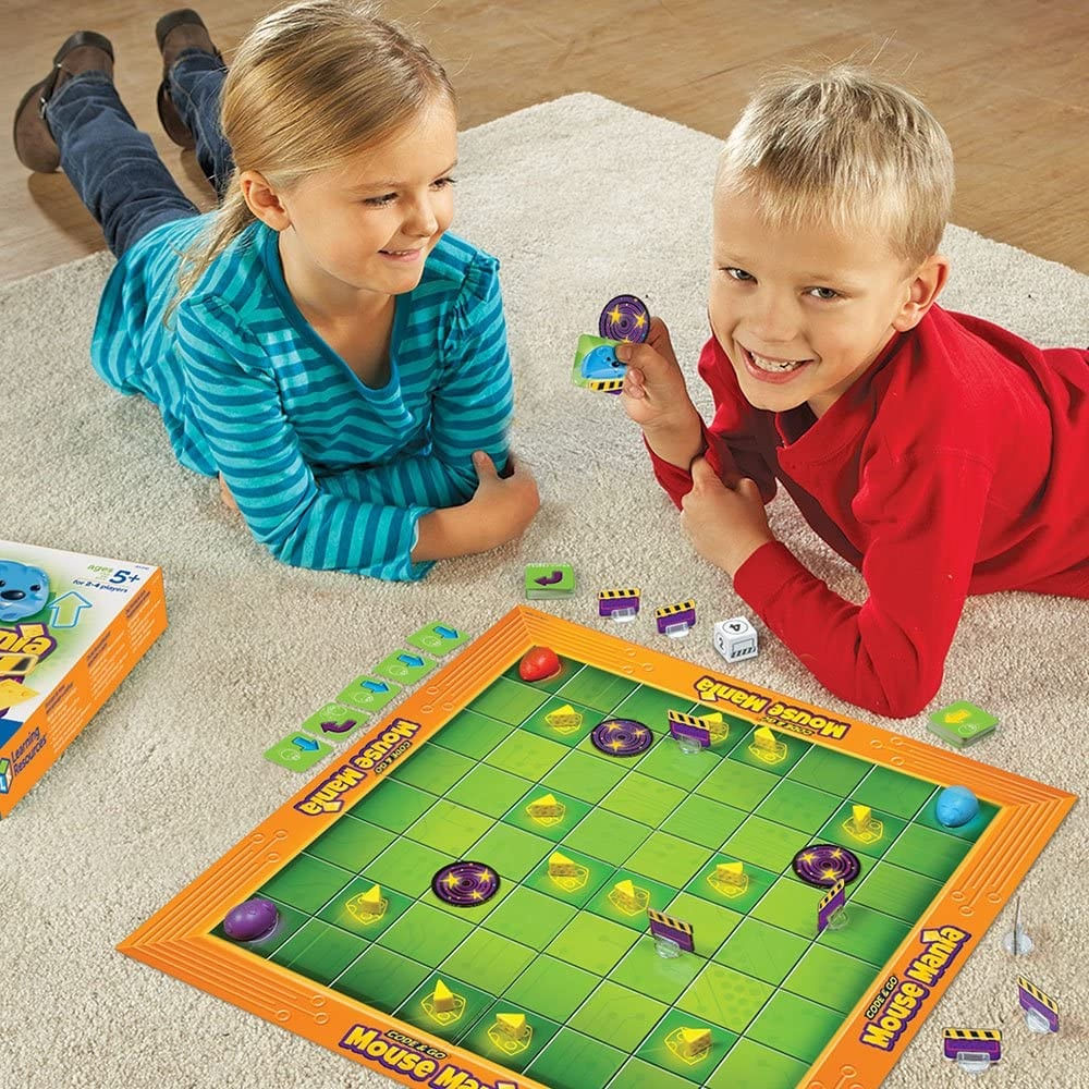 Learning Resources Code & Go Robot Mouse Board Game, stem, Early Coding ...