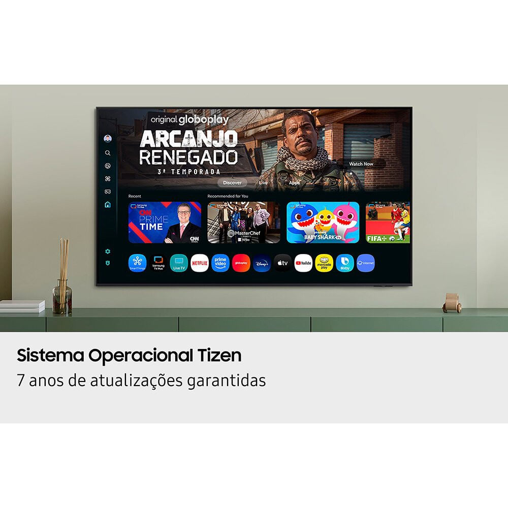 Smart TV 55 Polegadas U8600F 2025 Crystal UHD 4K Samsung UN55U8600FGXZD