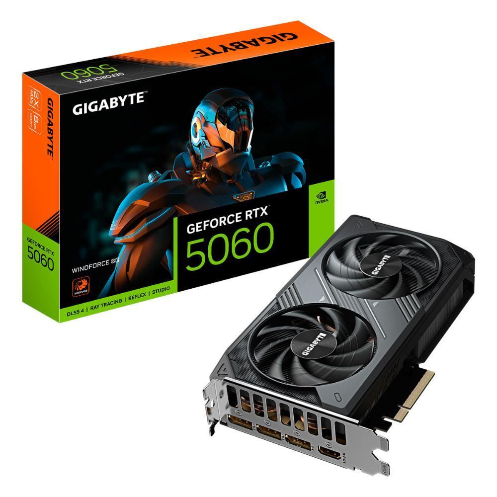 Geforce Rtx 5060 8Gb Gddr7 128Bits Windforce - Gigabyte