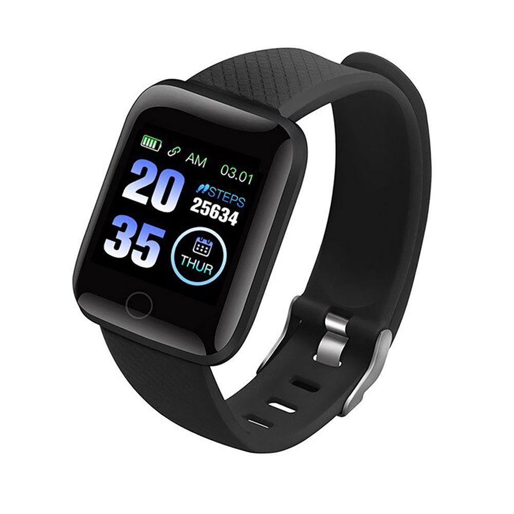 Smartwatch Relógio Android Ios Preto Smart Bracelet
