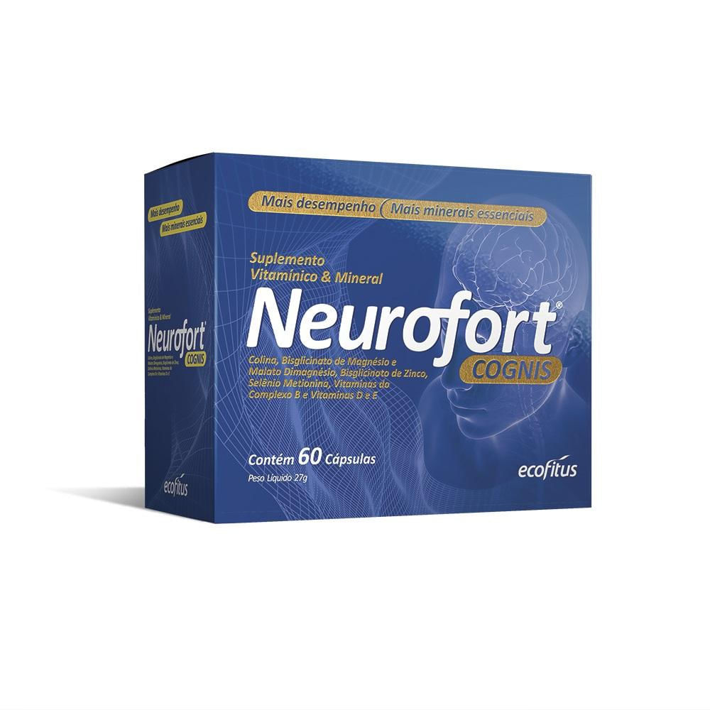 Kit Neurofort Cognis Ecofitus c/ 2 Un De 60 Cápsulas Cada em Promoção ...