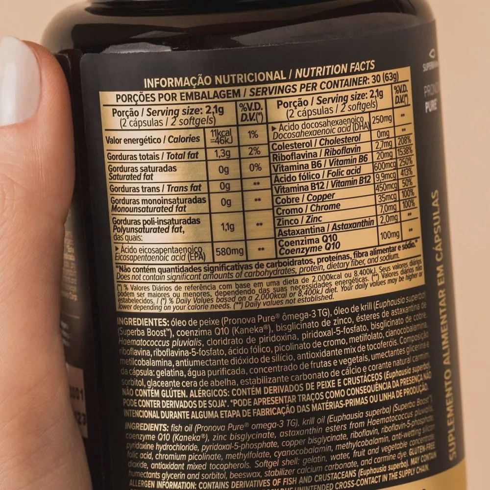 Omega Core Essential Nutrition - Ômega-3 + CoQ10 - 60 cápsulas ...