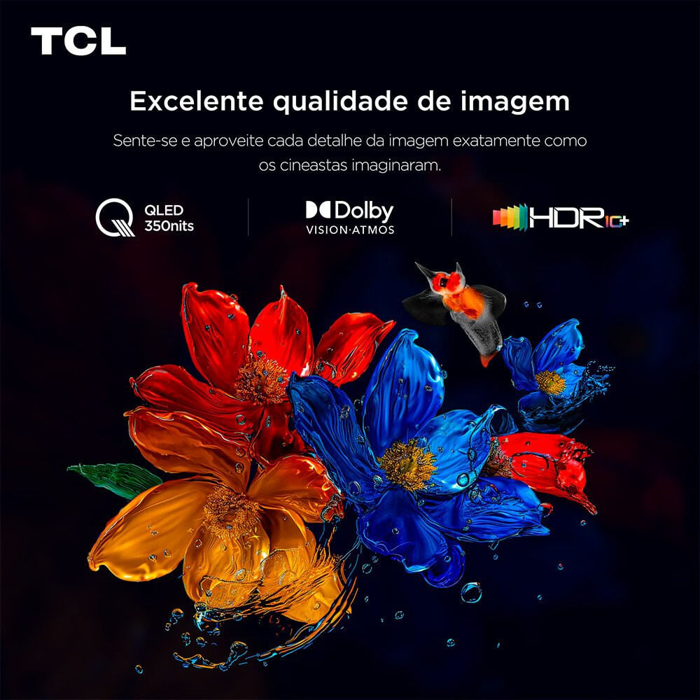 Smart TV TCL 85 Polegadas 4K UHD QLED Google TV - 85P7K