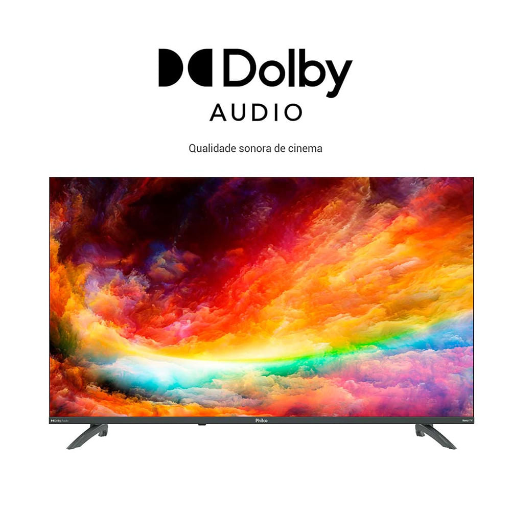 Smart TV Philco 43 Polegadas PTV43VA4REGB Full HD LED Dolby Audio Roku TV
