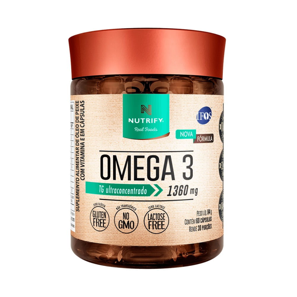 Omega 3 (60 Cápsulas) - Nutrify em Promoção | Ofertas na Americanas