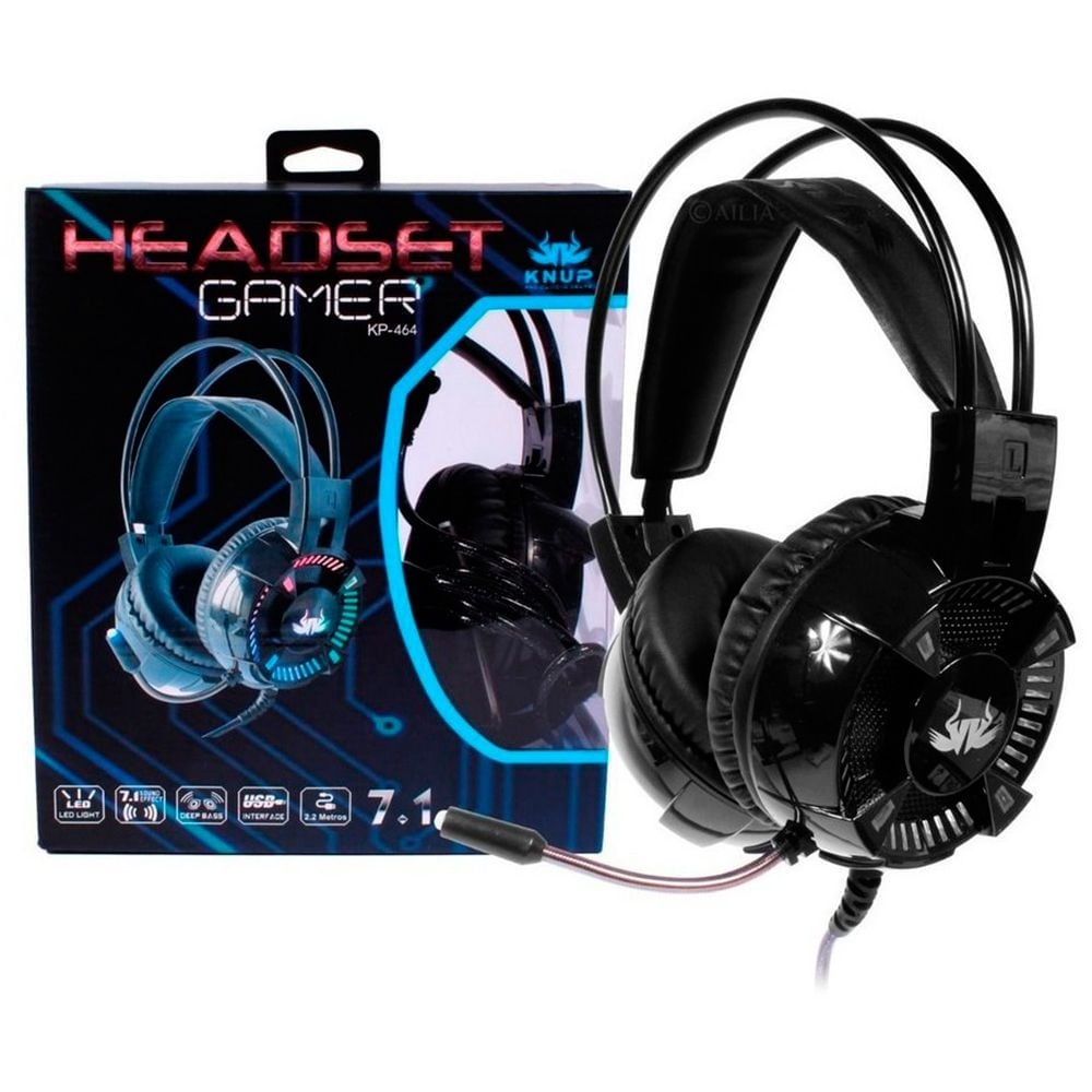 Headset gamer knup KP-464 em Promoção | Ofertas na Americanas
