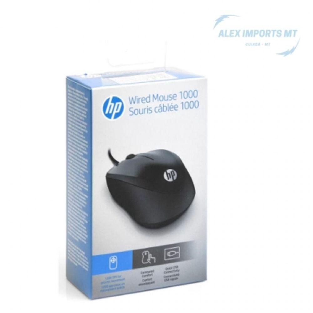 Mouse Usb Hp 1000 1200 Dpi Mauser Computador Noteboke em Promoção ...
