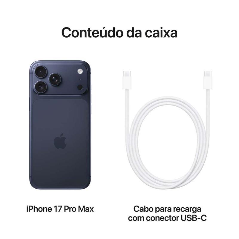 Apple iPhone 17 Pro Max 256GB Azul-intenso 6,9" 48MP iOS 5G