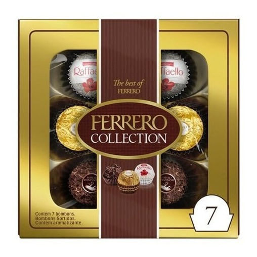 Ferrero Collection Ferrero Rocher Raffaello Rondnoir 7un 77g em ...
