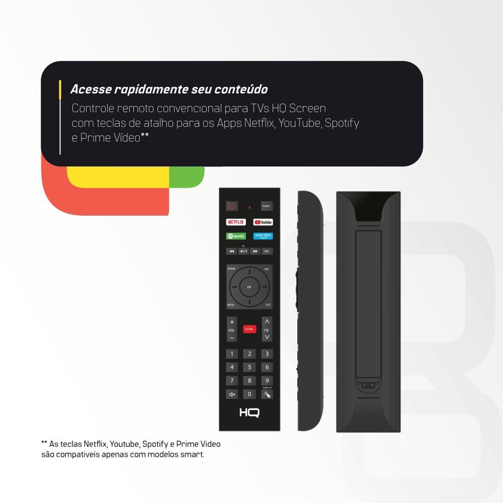 Smart TV hq 60 uhd 4K, hdr Android 11, Design Slim, Processador Quad ...