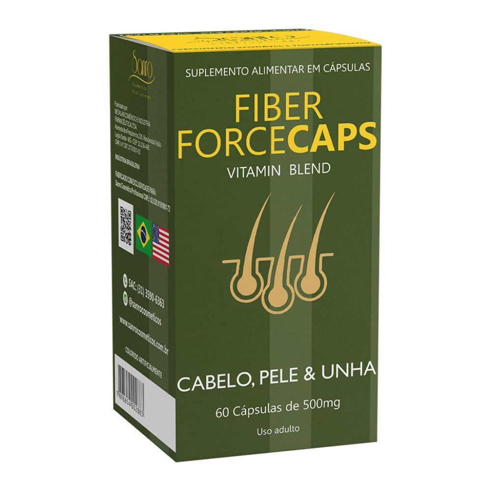Kit Fiber Force 250ml + 60 cápsulas de Vitamina em Promoção | Ofertas ...