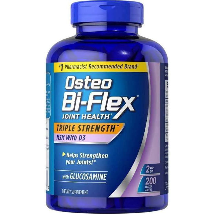 Osteo bi flex triple strength 200 cap com vitamina D3 em Promoção ...
