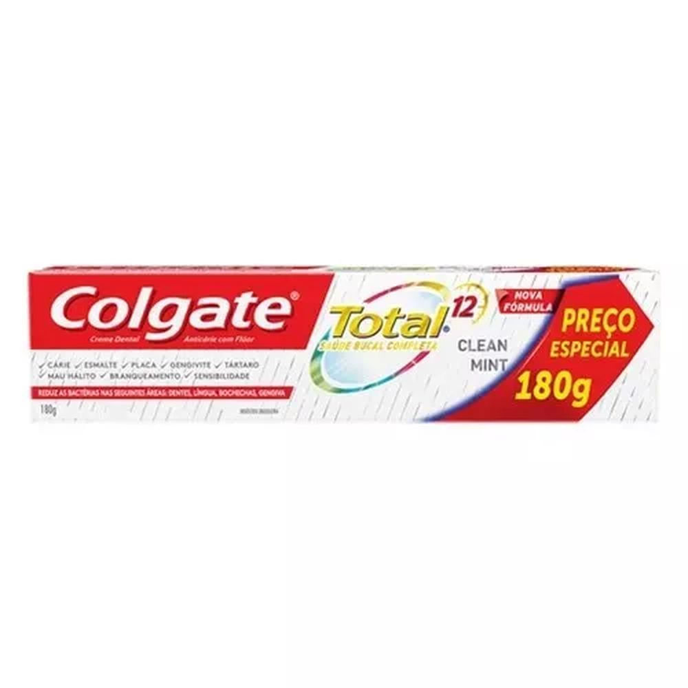 Creme Dental Colgate Total Clean Mint 180g em Promoção | Ofertas na ...