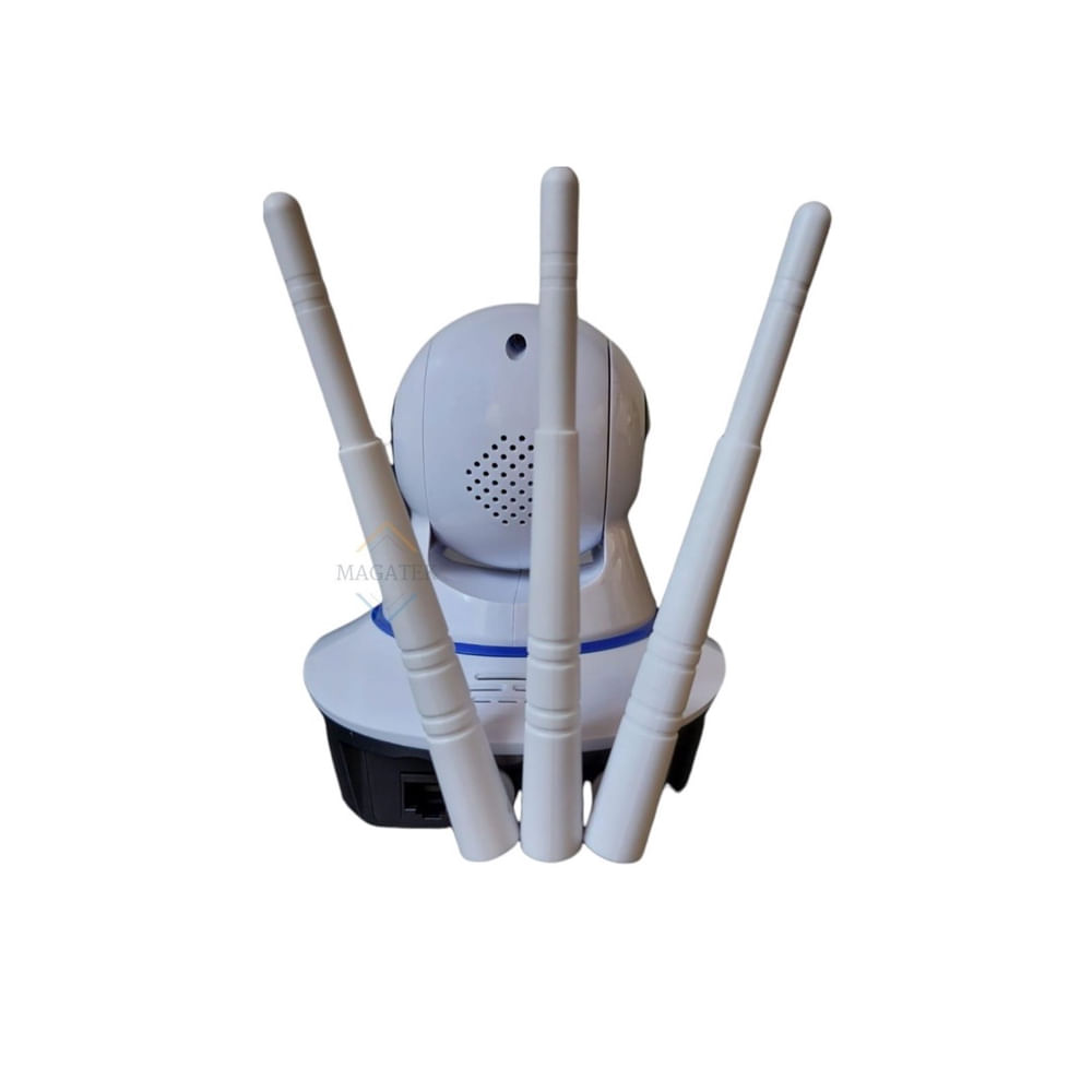 Camera De Segurança Ip Robo 3 Antenas Wifi Wireless It Blue em Promoção ...