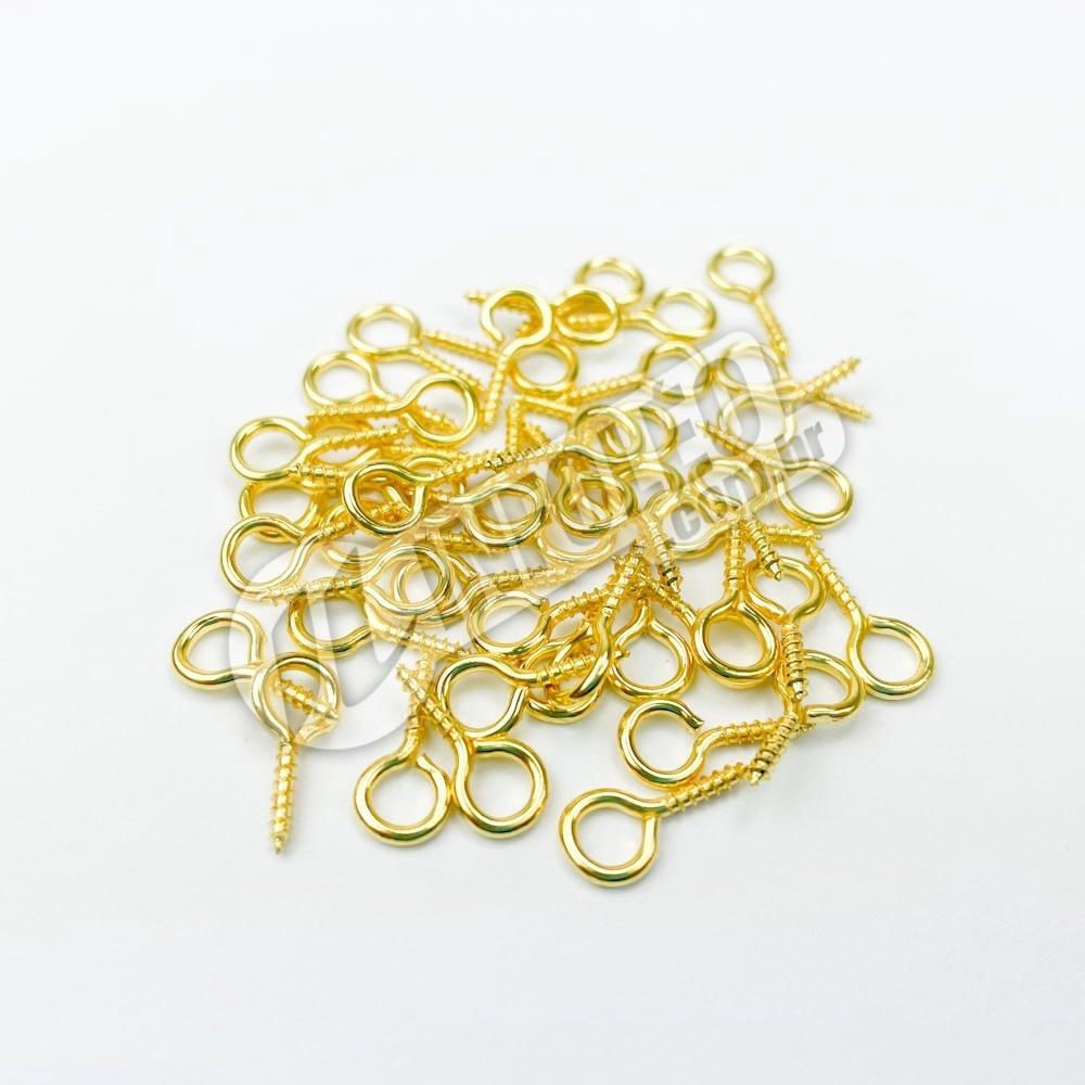 Mini Pitão Rosqueável Dourado 5x10mm Piton - 50 peças em Promoção ...